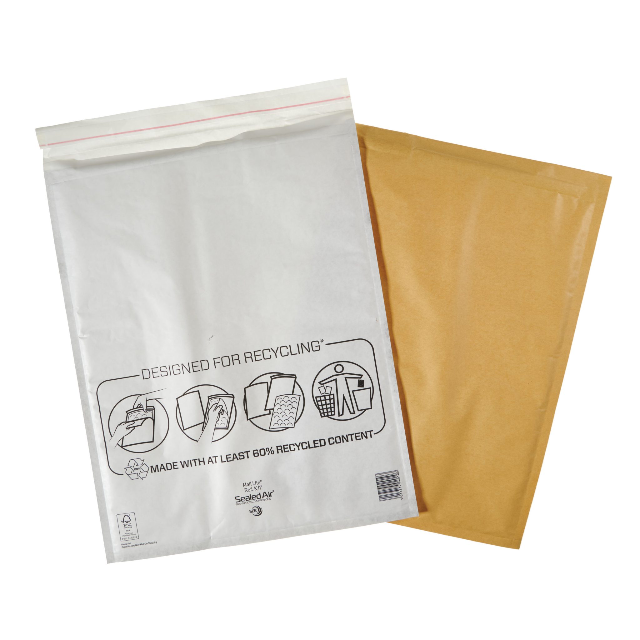 Mail Lite Padded Envelopes - K7 | Packaging Products Online