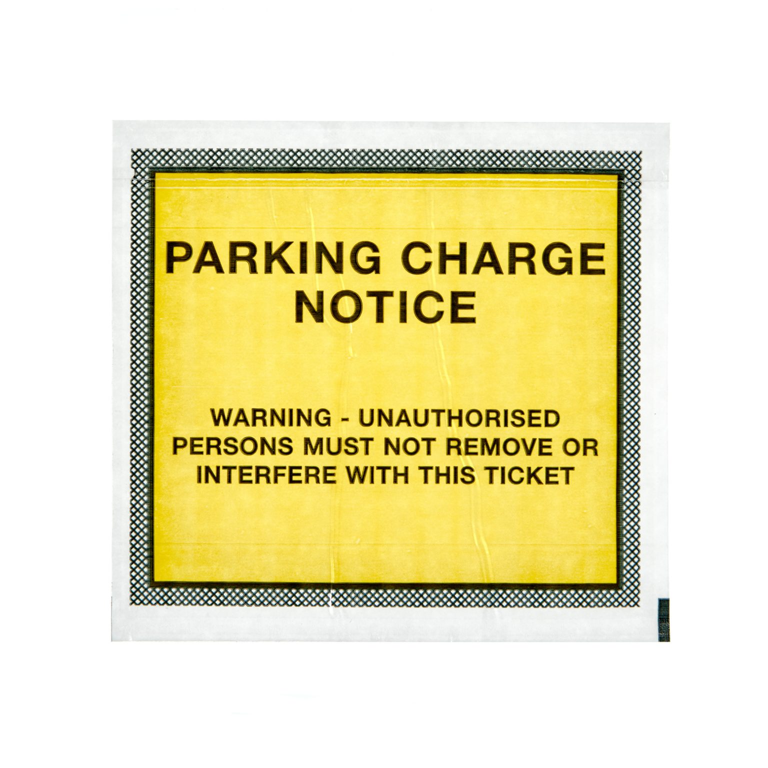 Parking Notice Wallets | Packaging Products Online