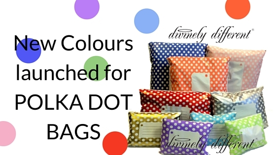 Polka Dot Mailing Bags new colours launched - Packaging Products Online