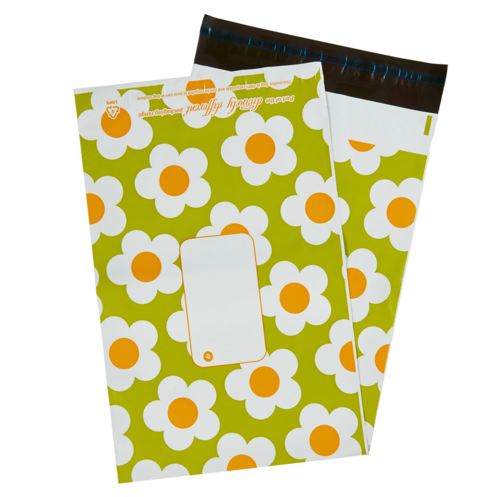 Printed Mailing Bags - Daisy | Packaging Products Online