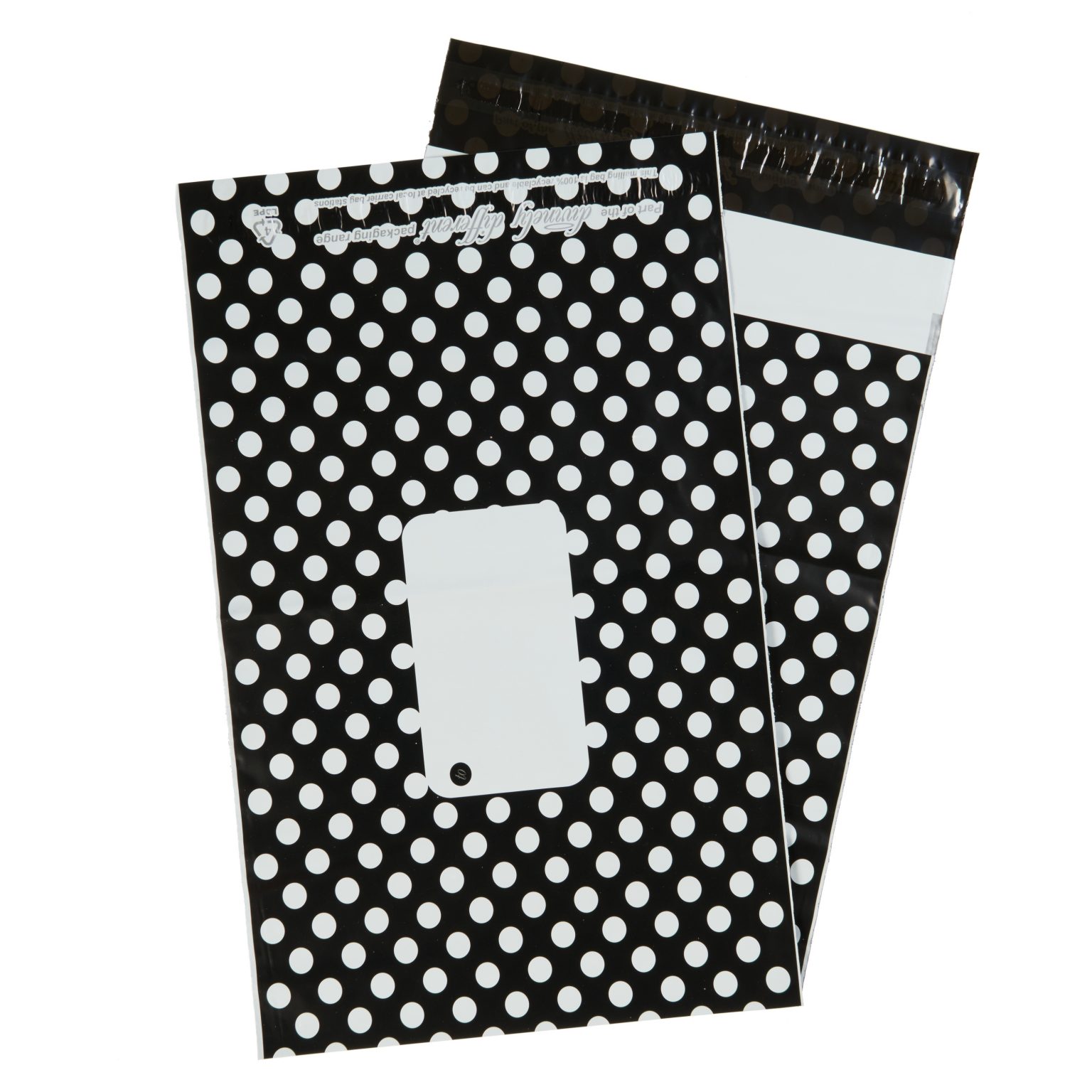 Printed Mailing Bags - Polka Dot | Packaging Products Online