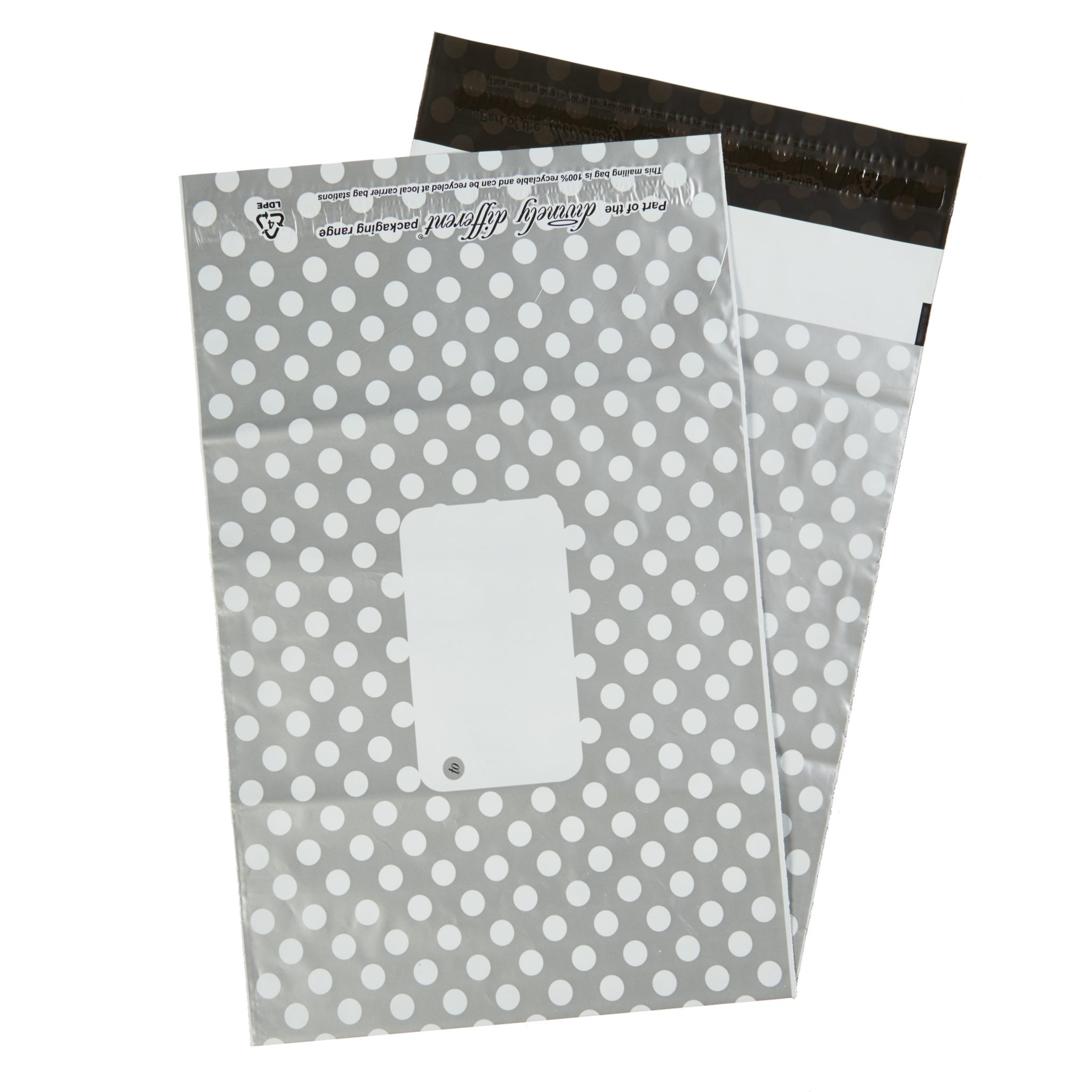 Printed Mailing Bags - Polka Dot | Packaging Products Online
