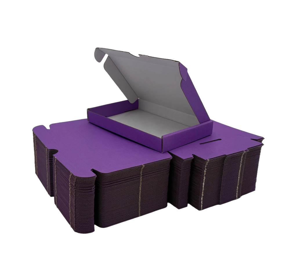 Purple Coloured PIP Boxes - Packaging Products Online